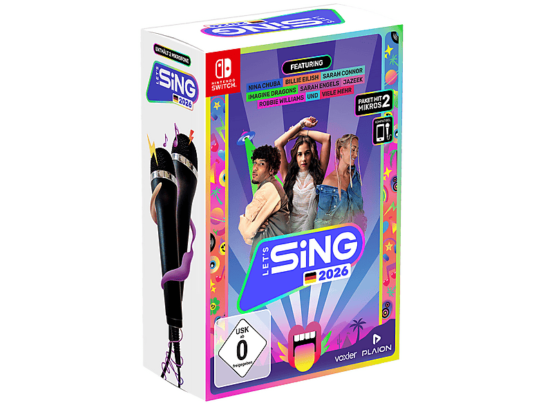 Let's Sing 2026 German Version [+ 2 Mics] | [Nintendo Switch] Switch Action Spiele - MediaMarkt