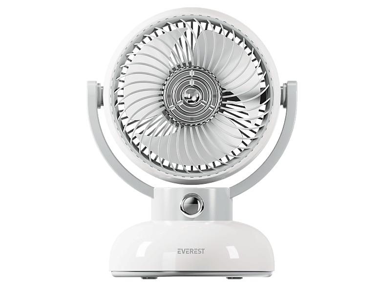 EVEREST EFN12 1200mAh 3 Hız Kademe Led Işıklı Retro Masaüstü Usb Fan ...