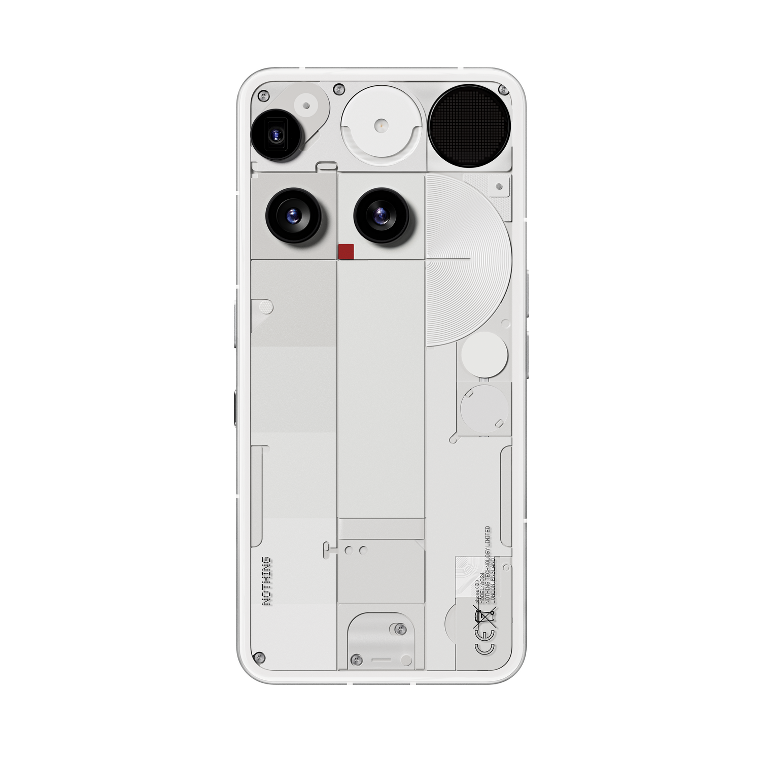 Móvil | Nothing Phone 3, Blanco, 512GB, 16 GB, 6.67" AMOLED, Qualcomm ...