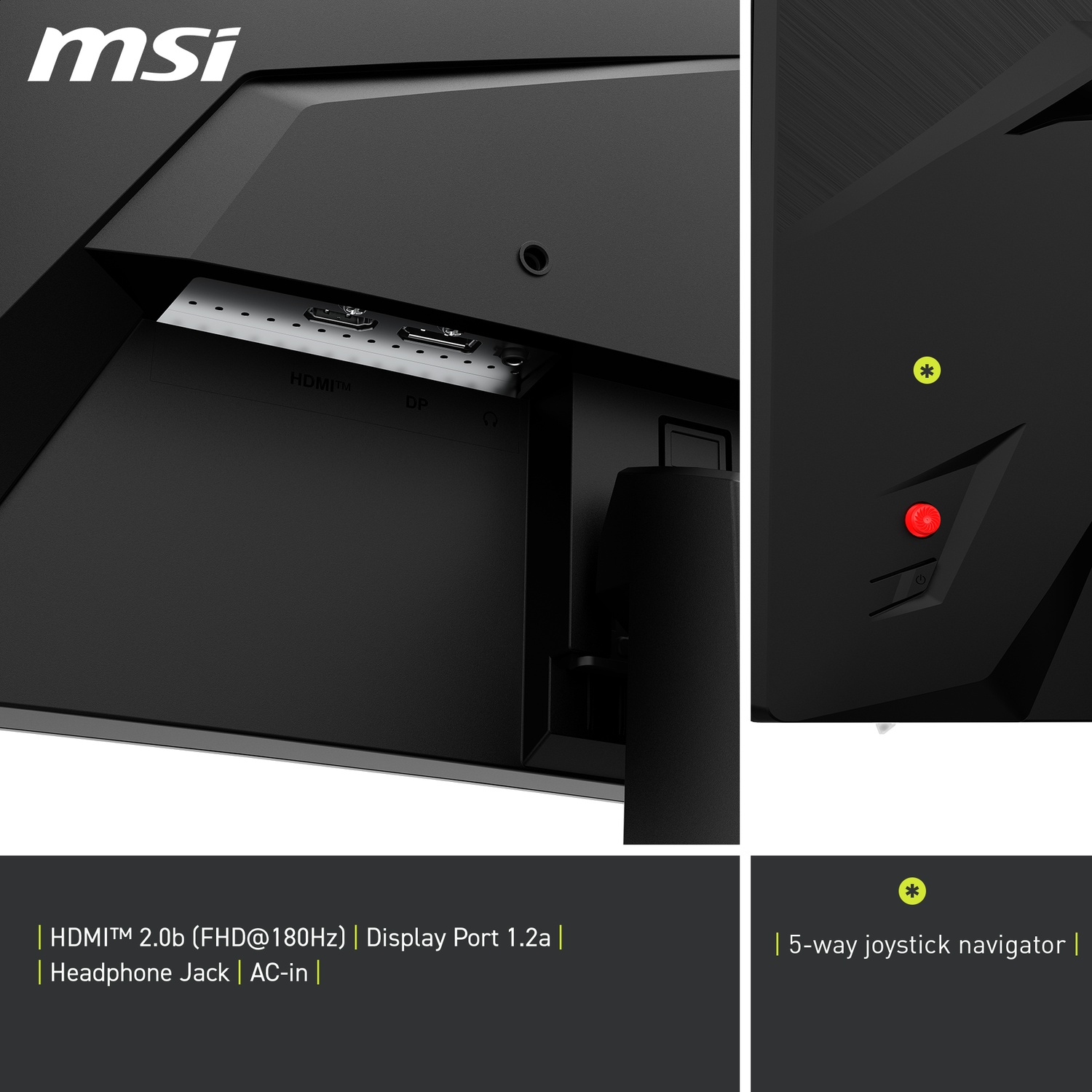 MSI Gaming monitor MAG 242C | 23.6 inch | Full HD - VA (Vertical ...