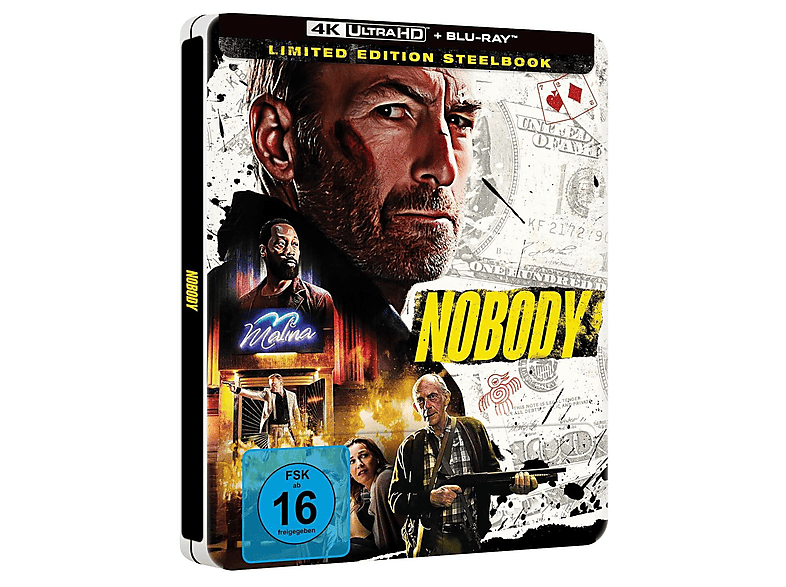 Nobody | Limited Steelbook [4K Ultra HD Blu-ray + Blu-ray] | MediaMarkt