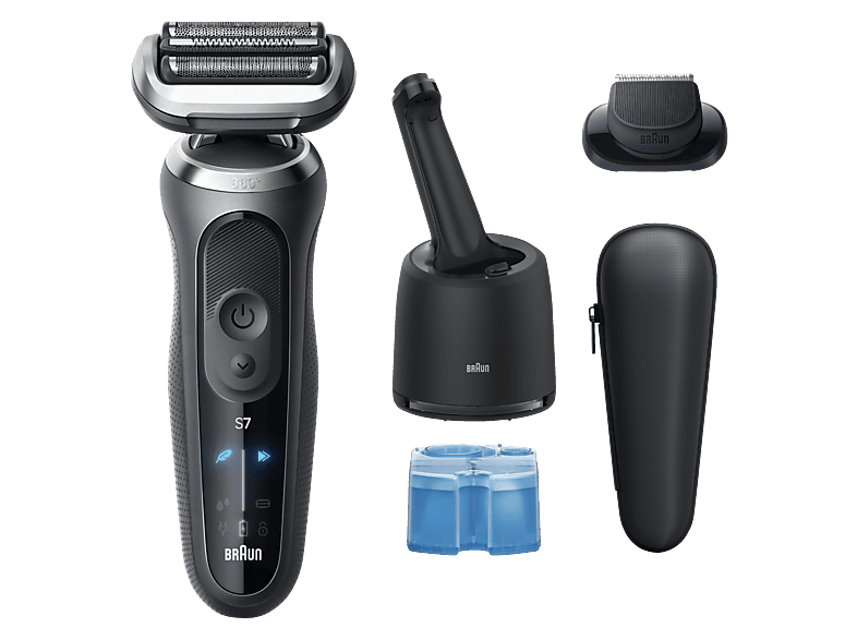 Rasierer BRAUN 72-G7200CC Rasierer Series 7 Grau (Senso Flex) | MediaMarkt