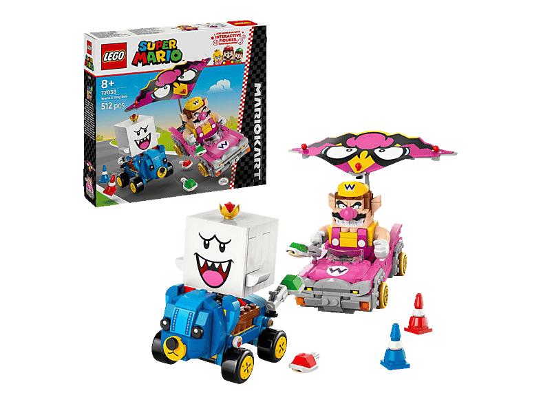 LEGO Super Mario™ 72038 Mario Kart – Wario & König Buu Huu Bausatz ...