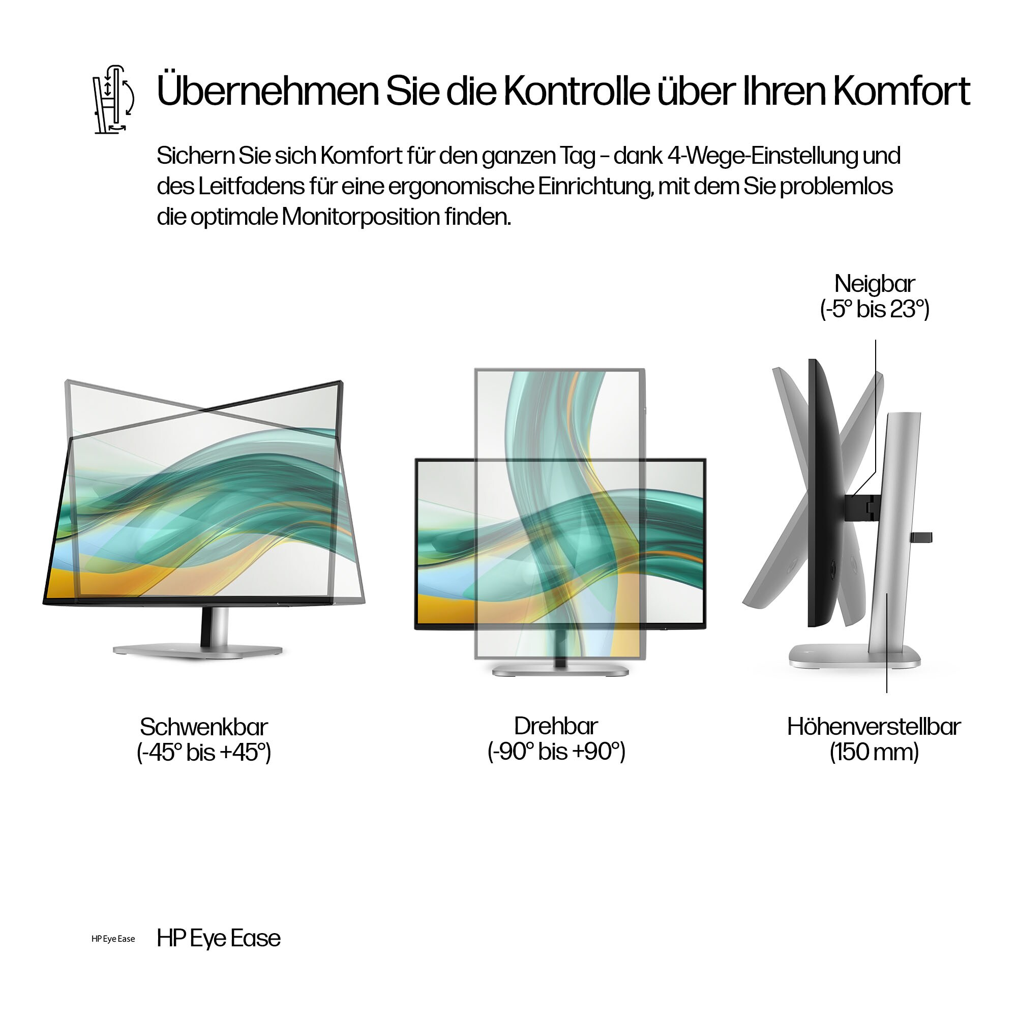 Monitor HP | B2B 524PF Serie 5 Pro 23,8 Zoll Full-HD Monitor 5 ms ...