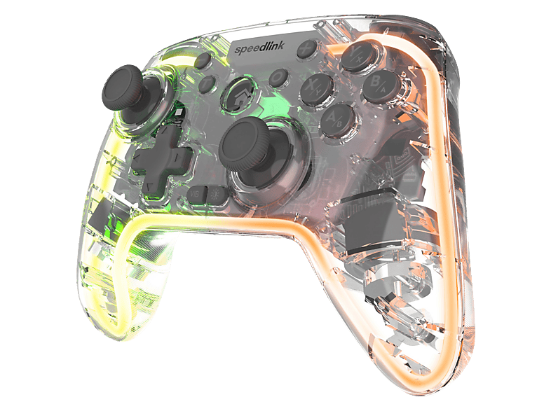 SPEEDLINK RAIT NX RGB Gamepad Controller Transparent für PC, Android ...