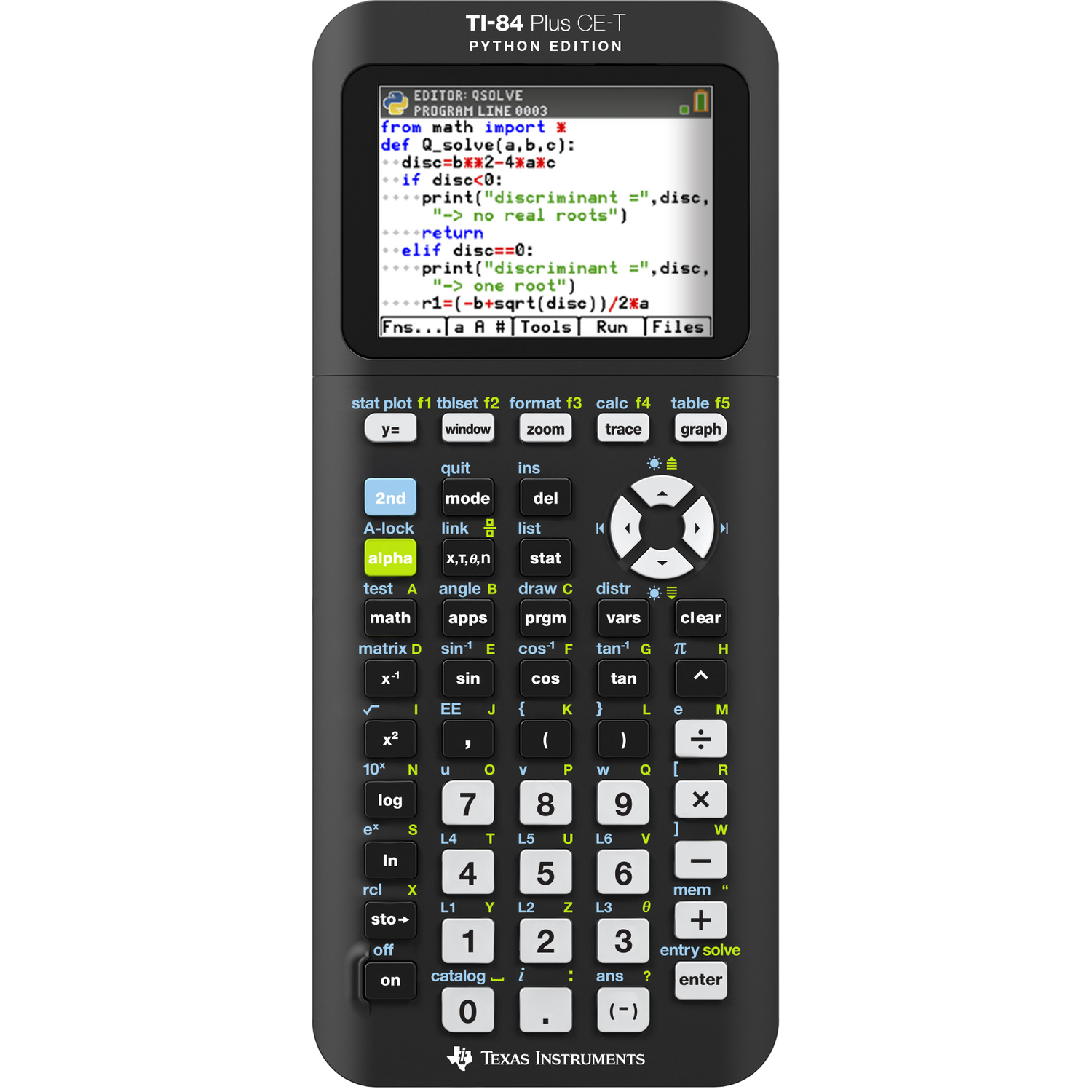 TEXAS INSTRUMENTS Grafische rekenmachine TI-84 Plus CE Python Edition