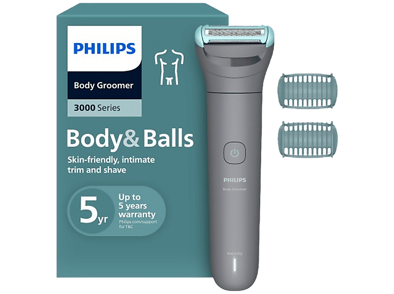 PHILIPS BG3480/15 Philips Series 3000 Bodygroomer Grijs | MediaMarkt