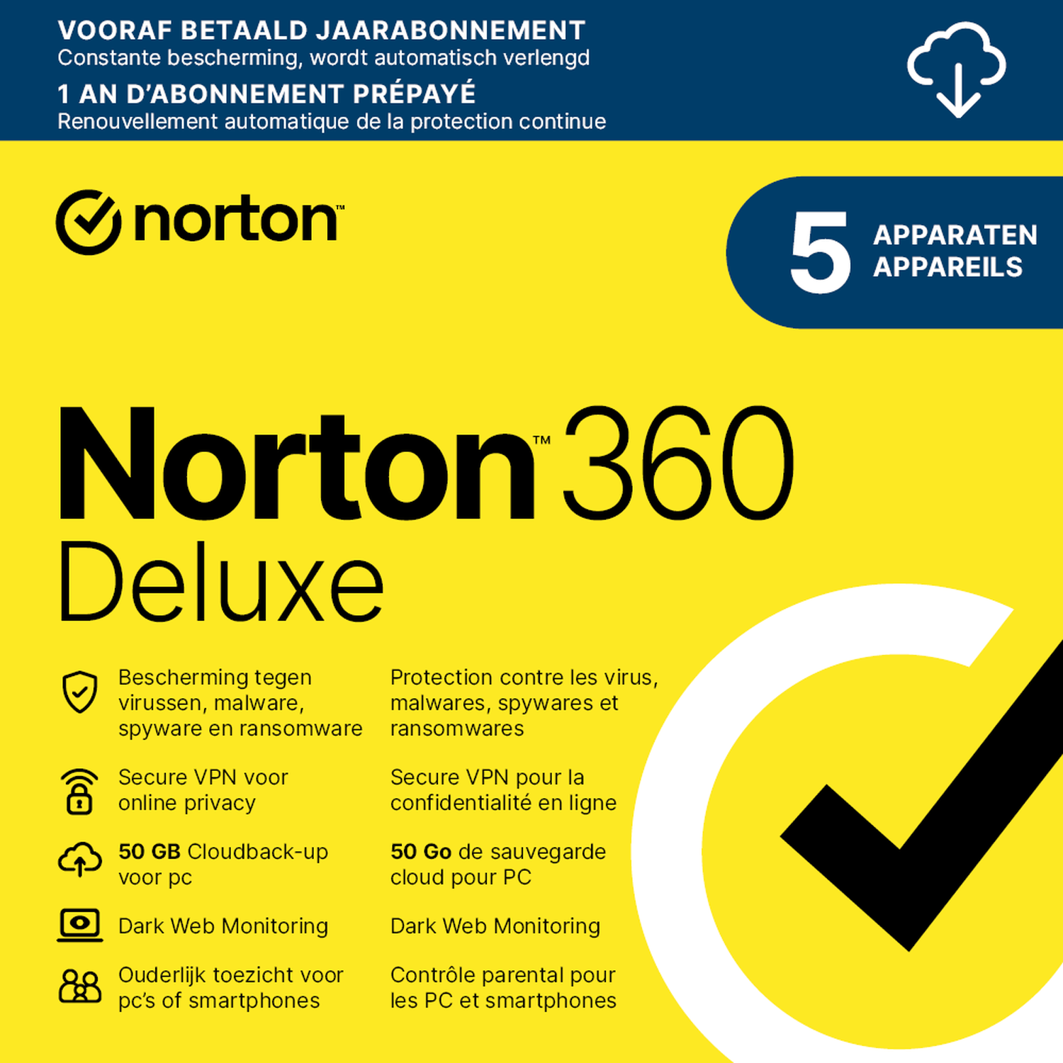Norton LifeLock 360 Deluxe 50GB 1u/5d/1y | MediaMarkt
