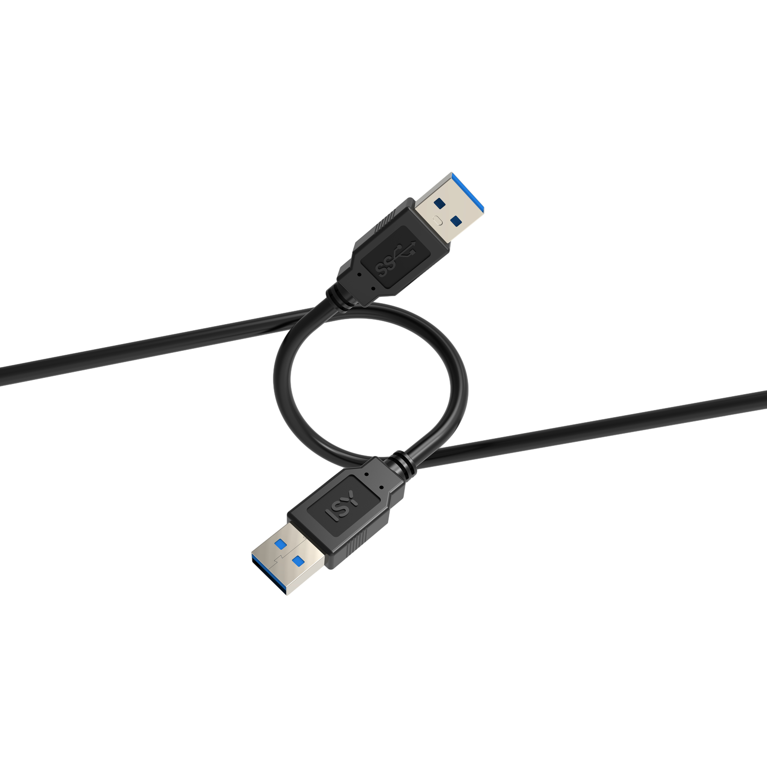 ISY IUC-1011 USB-A naar USB-A 3.0 kabel 1,5 m Zwart | MediaMarkt