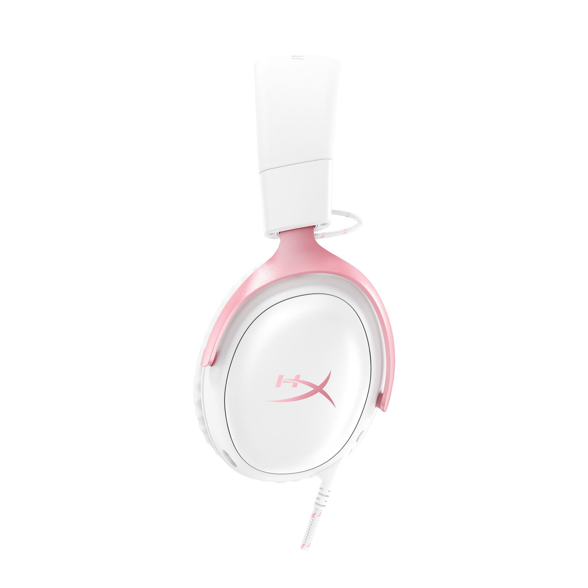 HYPERX Cloud III, Over-ear Gaming Headset Weiß, Pink | MediaMarkt