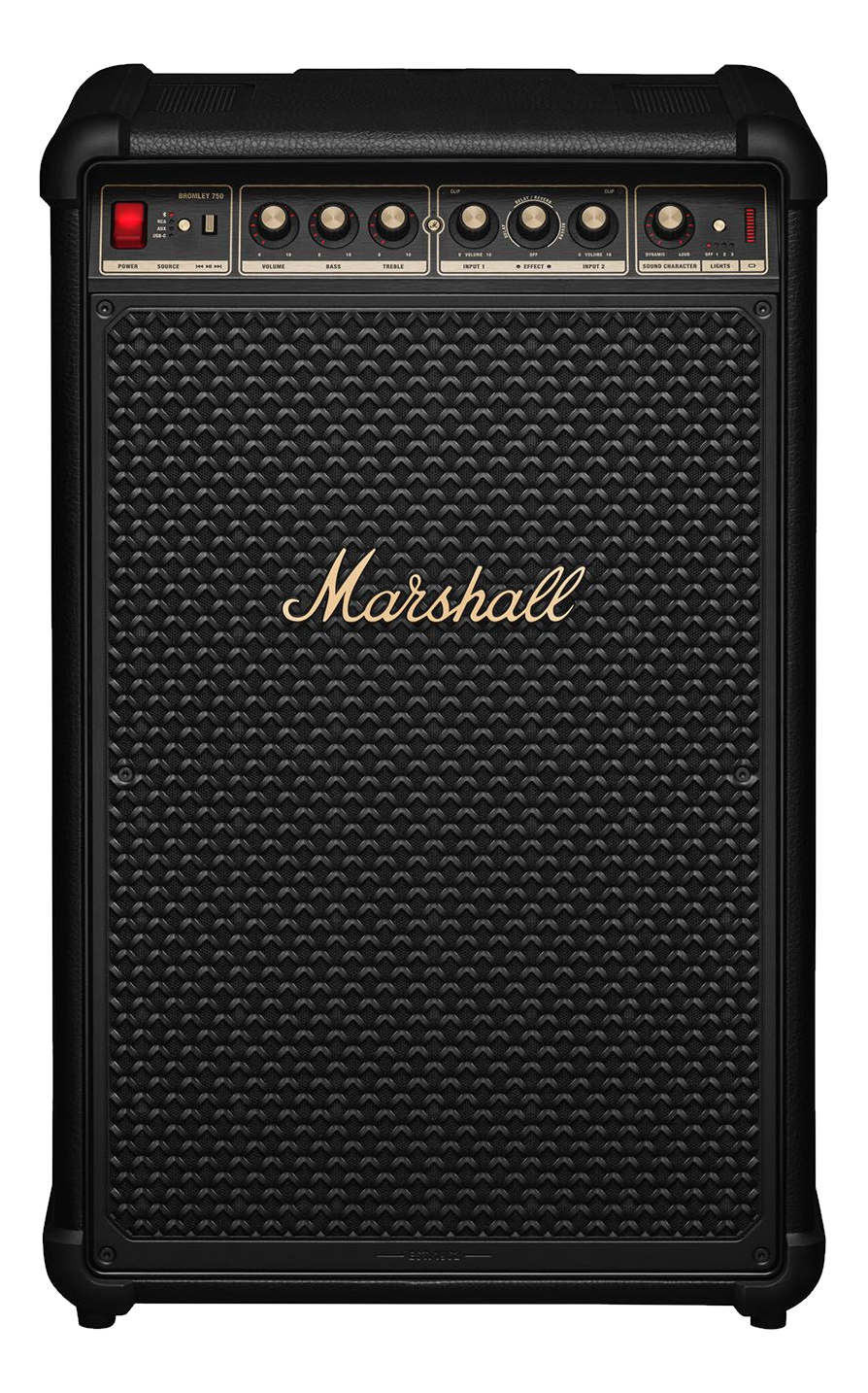 MARSHALL Bromley 750 Partybox (2x 10-Zoll-Woofer (150 W), 2x 5,25-Zoll ...