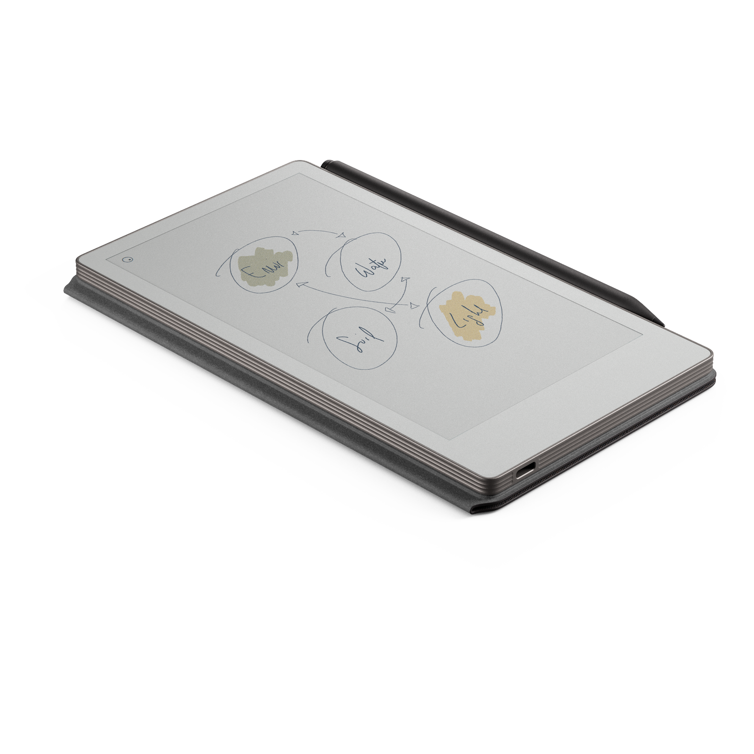 REMARKABLE Paper Pro Move + Marker Plus + Book Folio grijs Zwart | 7.3 ...