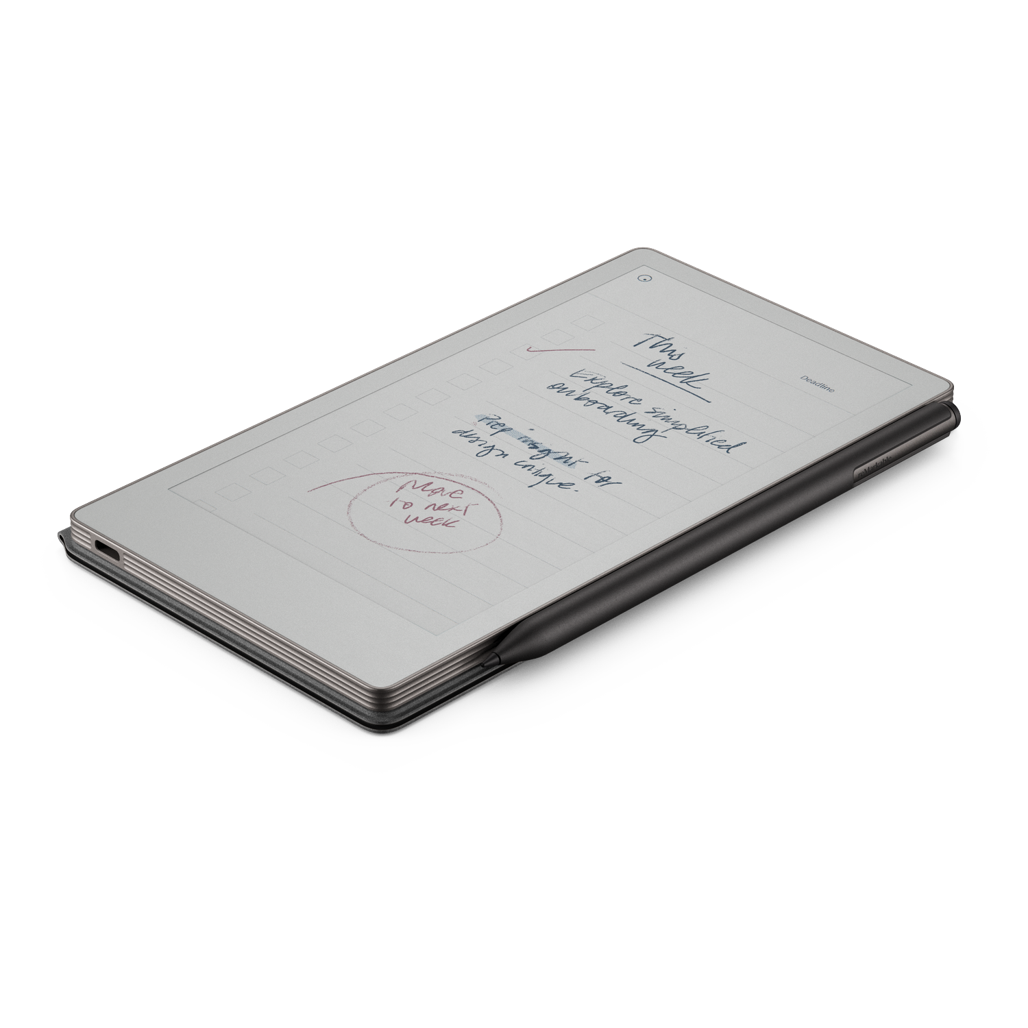 REMARKABLE Paper Pro Move + Marker Plus + Book Folio Leather zwart ...