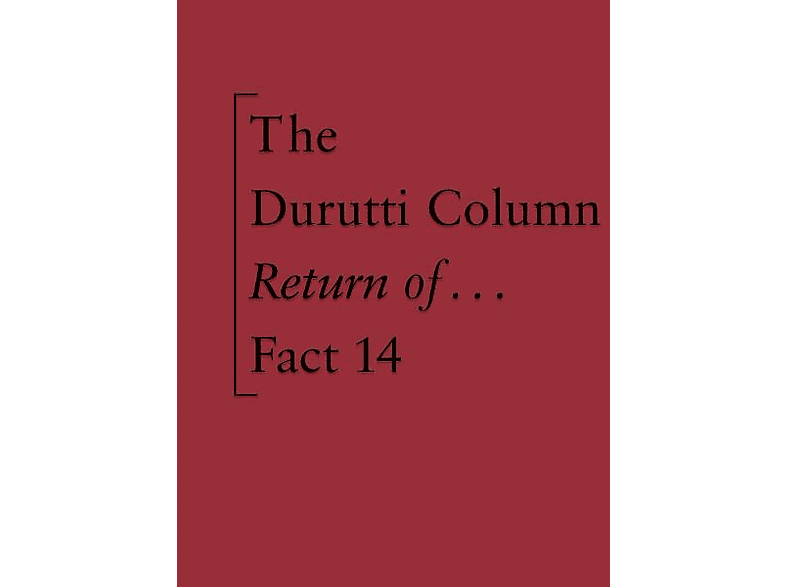 The Durutti Column | The Return Of The Durutti Column (45th Anniversary ...