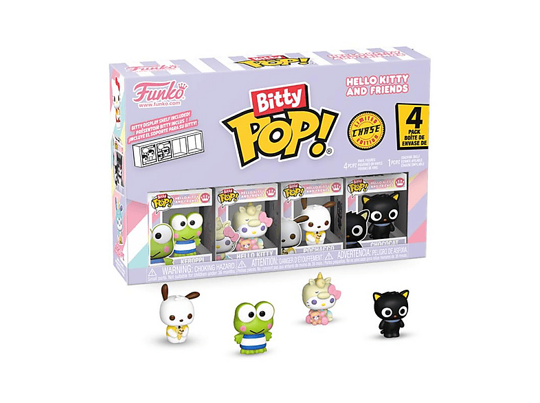 FUNKO Bitty POP! Hello Kitty 4er Pack, 3 cm (Einzelartikel) Sammelfigur ...