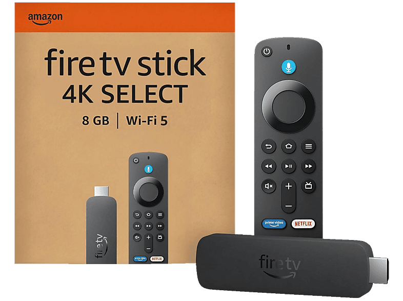 AMAZON Fire TV Stick 4K Select Streaming Stick 8 GB, Schwarz | SATURN