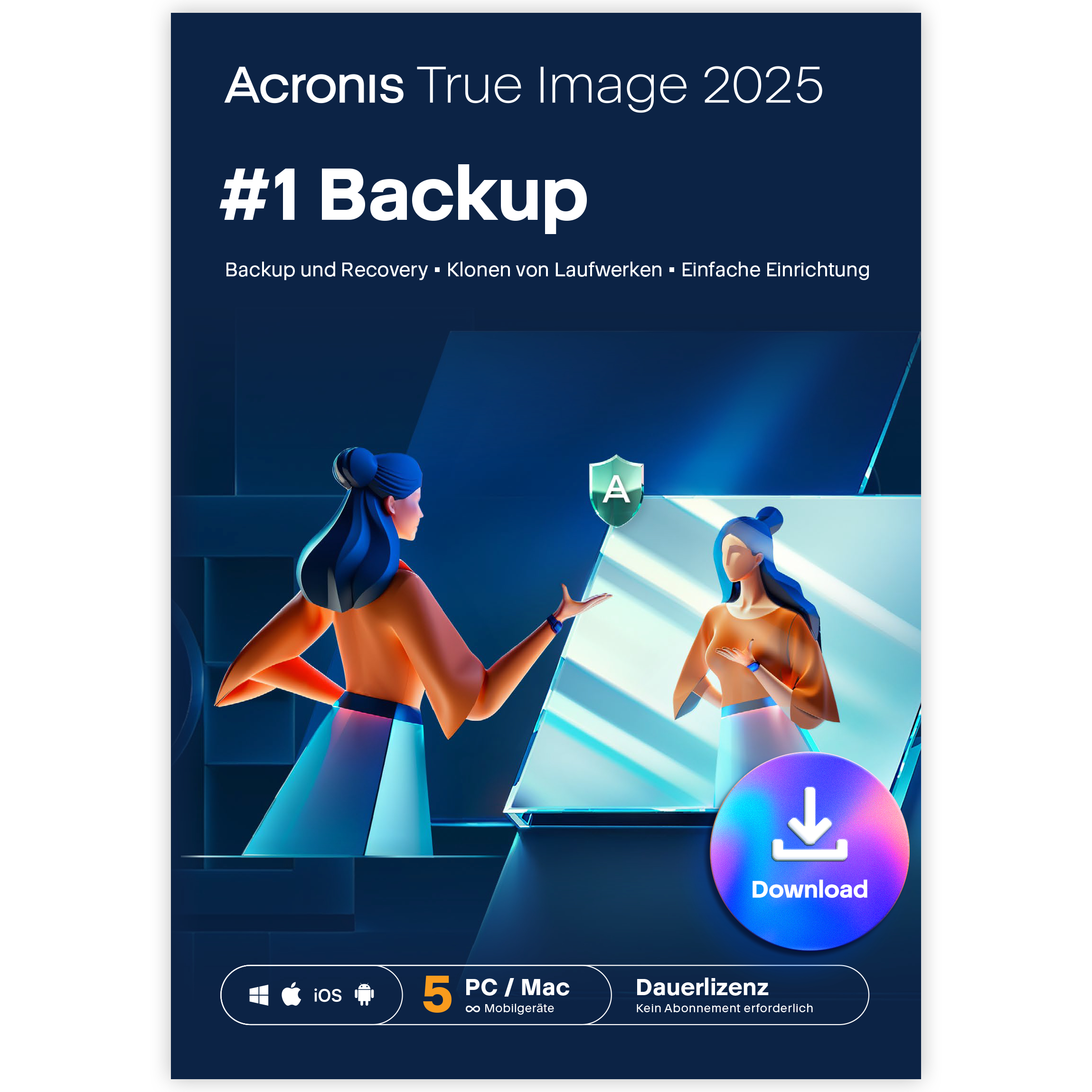 Acronis True Image 2025 5 Computer Perpetual | MediaMarkt