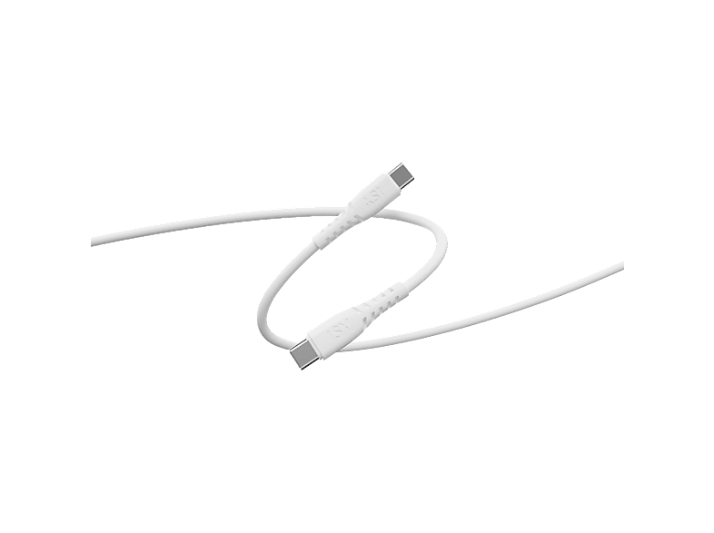 ISY IUC-1115 Câble USB-C vers USB-C 1 m Blanc | MediaMarkt