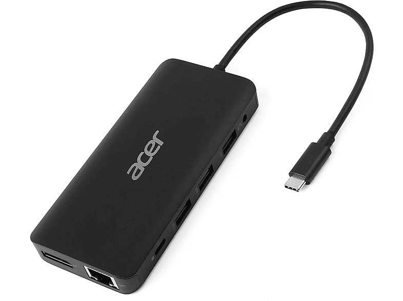 ACER 12-in-1 Dongle Mini Dockingstation USB-C, Schwarz | MediaMarkt