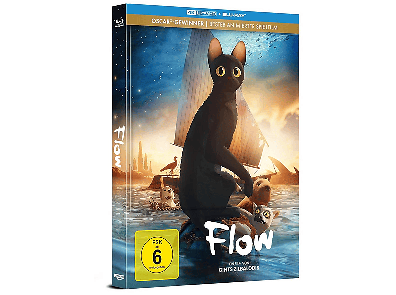 Flow | Limitiertes Mediabook [4K Ultra HD Blu-ray + Blu-ray] | MediaMarkt