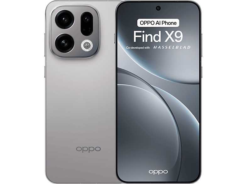 Móvil | OPPO Find X9, Titanium Grey, 512 GB, 12 GB RAM, 6.59" AMOLED ...