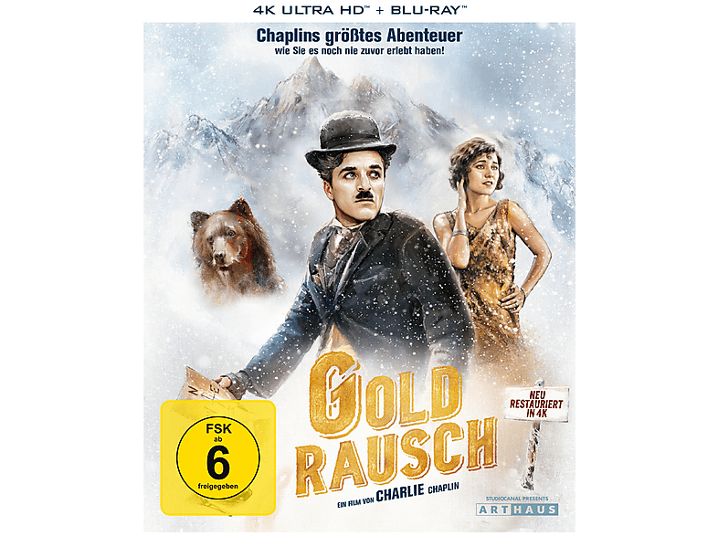 Charlie Chaplin | Goldrausch 4K Ultra HD Blu-ray + Blu-ray | MediaMarkt