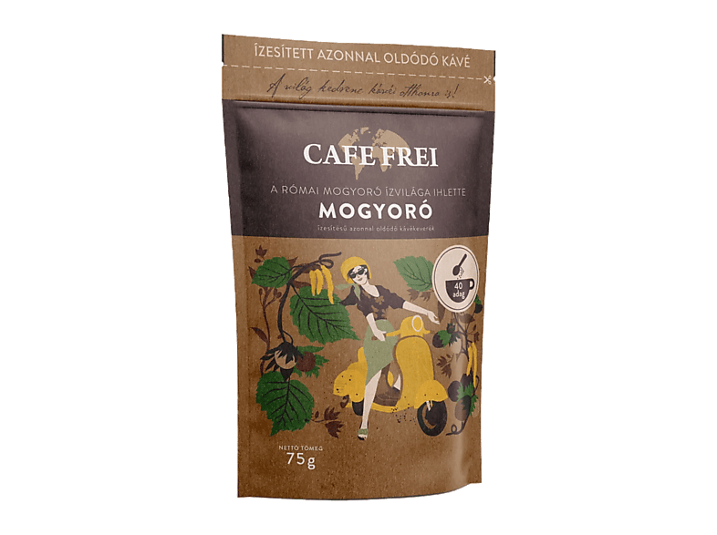 CAFE FREI Mogyoró ízesítésű azonnal oldódó kávé, 75g | MediaMarkt