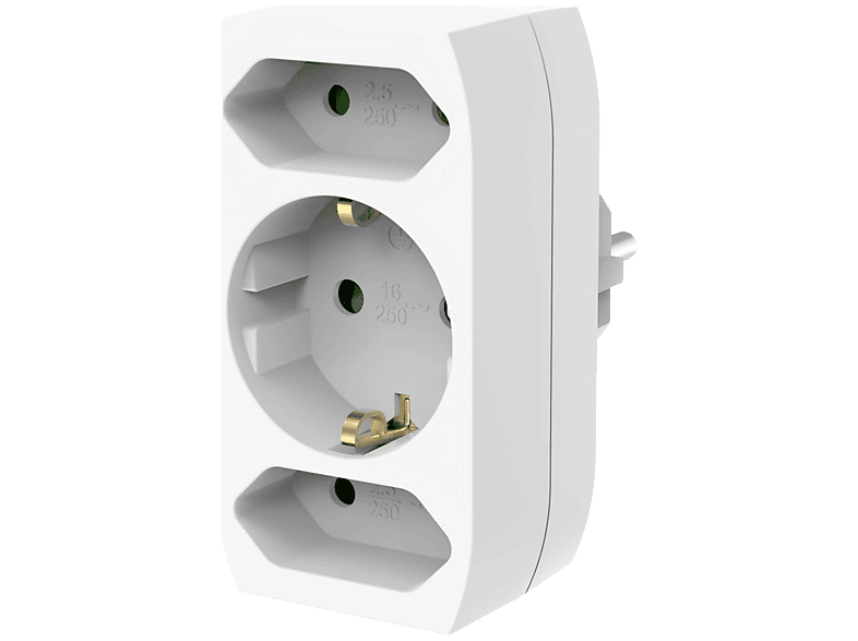 ISY IPA-3200-W EURO, SCHUKO ADAPTER WH. Euro Schuko Adapter | MediaMarkt
