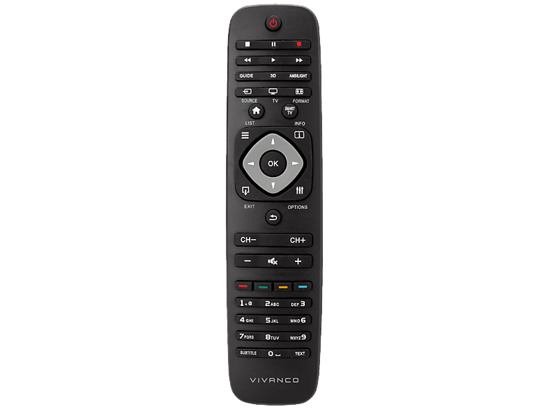 VIVANCO Philips/Afstandsbediening, RR 230, Smart TV, 57 knoppen Remote ...