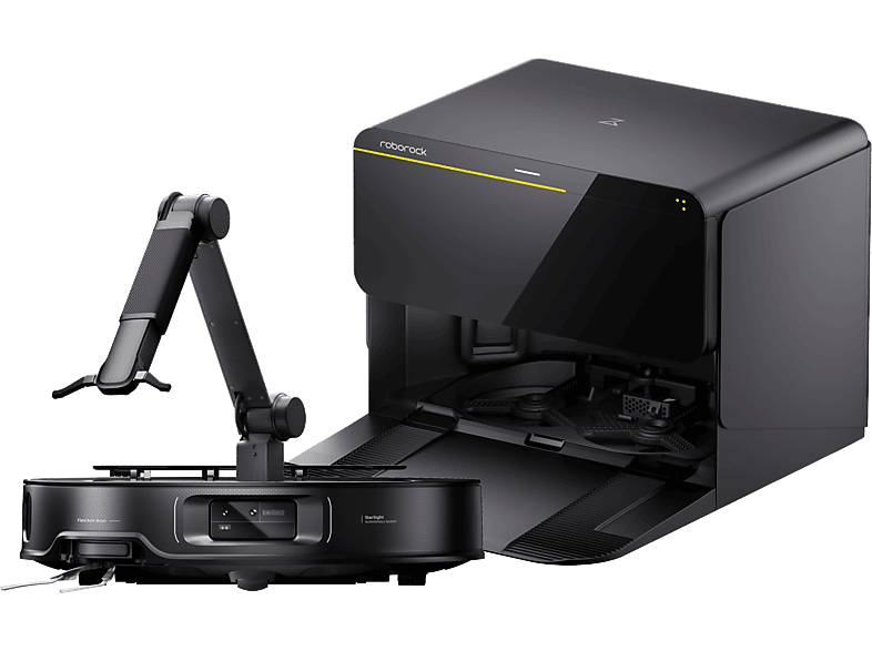 ROBOROCK Saros Z70 R&D Saugroboter (Schwarz, Laufzeit: 180 min., mit ...