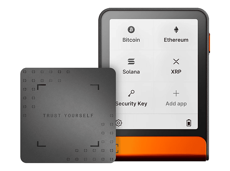 LEDGER Flex (clé de récupération incluse) Crypto Wallet Bitcoin Orange ...