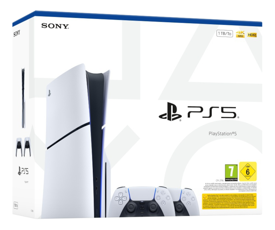 SONY PS PlayStation 5 Slim (2025) + 2x DualSense Bundle Console ...