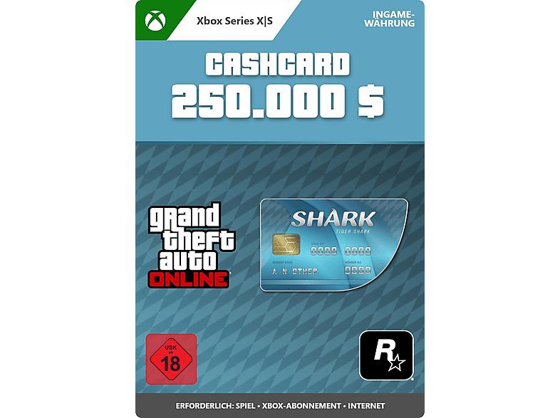 GTA Online: Tiger Shark Cash Card (Xbox Series X|S) | [Xbox Series X|S ...