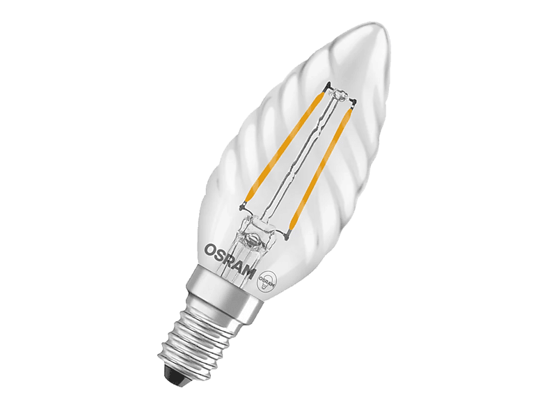 OSRAM LED Star Classic BW 25 Filament 1.8W 827 Clear E14 LED-Lampe E14 ...
