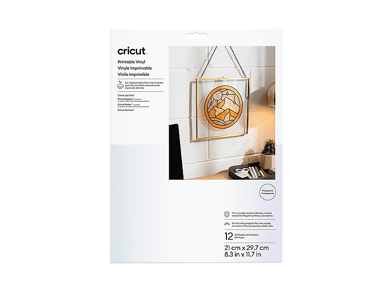 CRICUT A4 (12 Stk.), Transparent, Vinylfolie | MediaMarkt