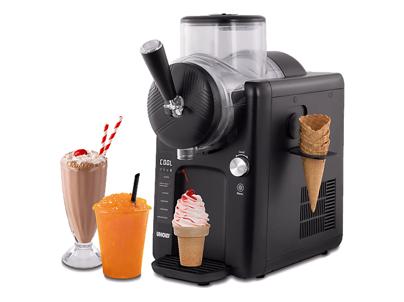 UNOLD 48956 2in1 Slush und Softeismaschine (150 Watt, 2 l, Schwarz ...