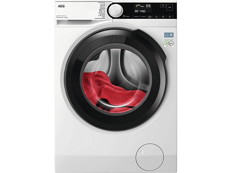 AEG LR7A70600 7000 ProSteam® Waschmaschine (10 kg, 1550 U/Min., A ...