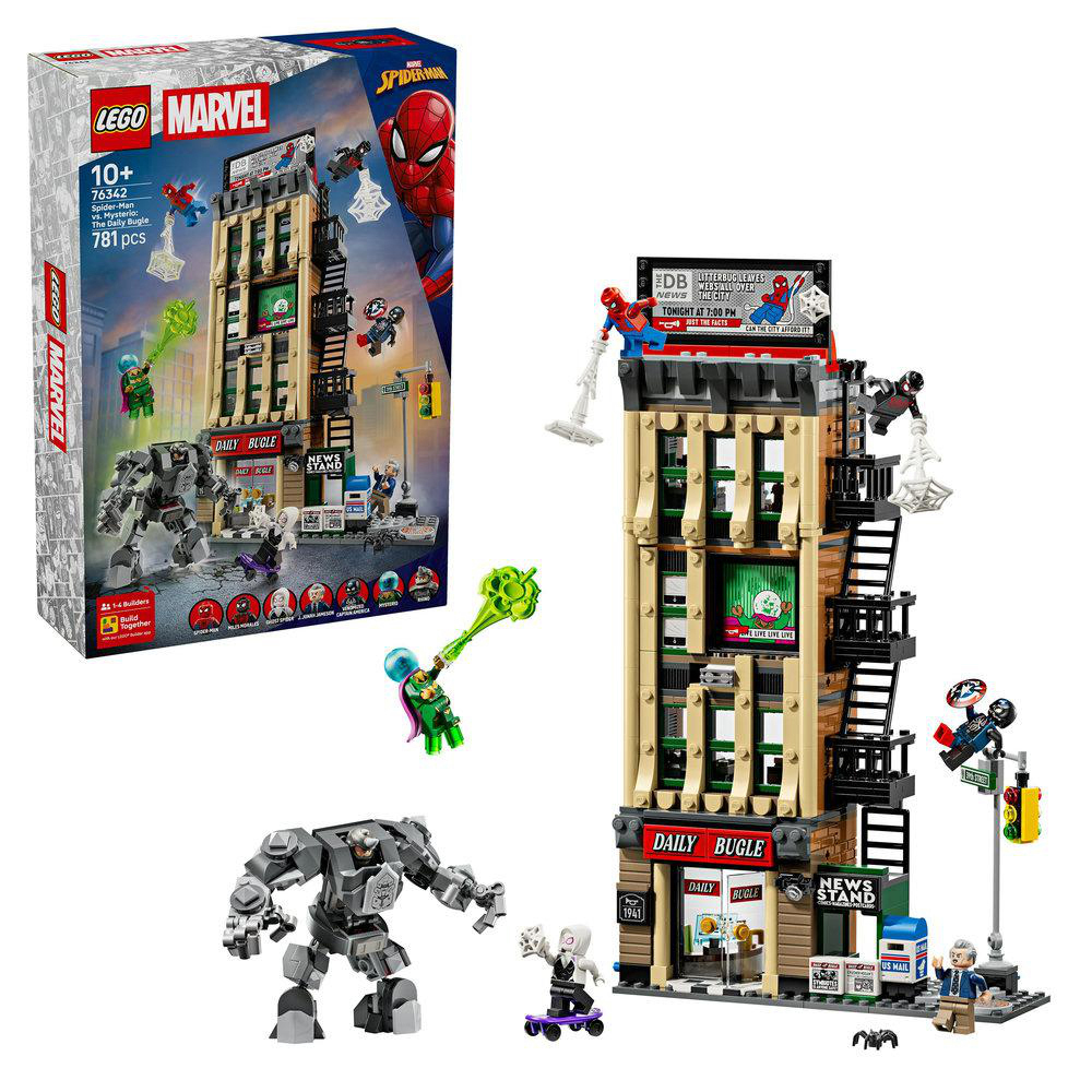 LEGO Super Heroes 76342 Spider-Man vs. Mysterio: Daily Bugle Bausatz ...