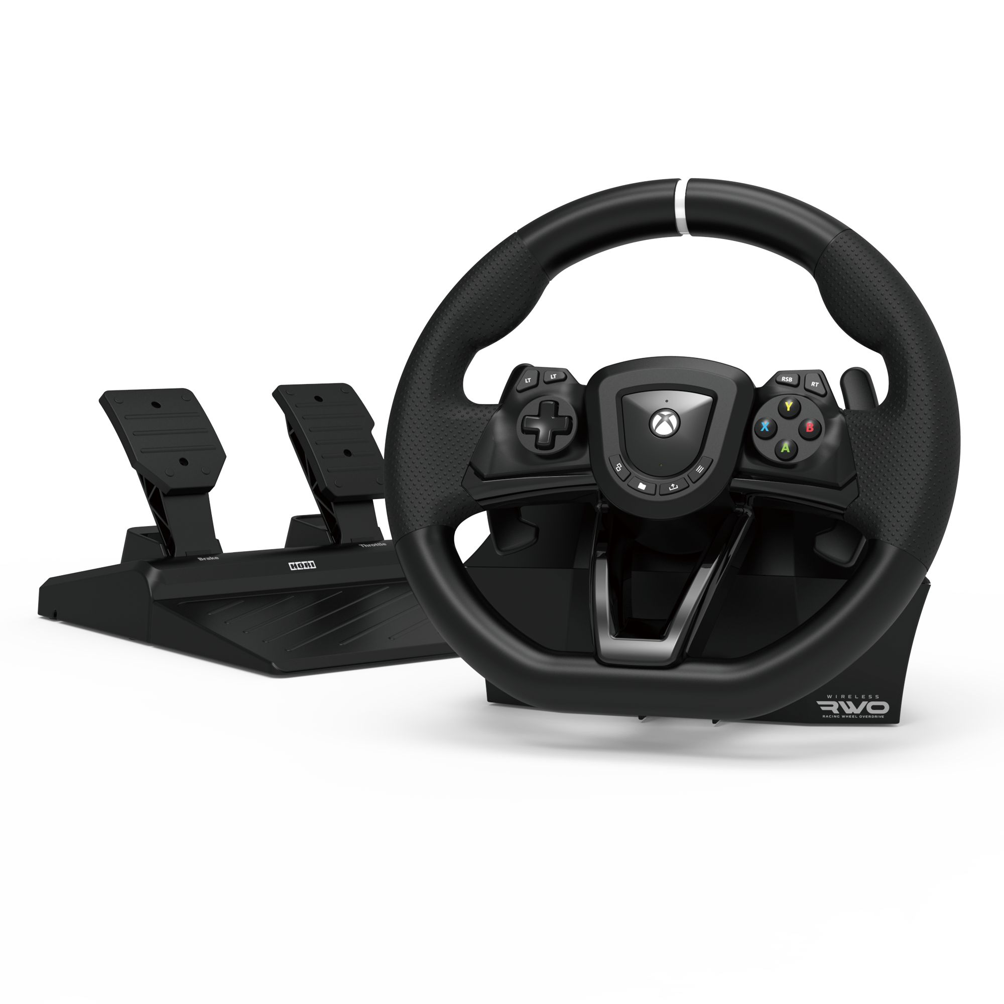 HORI Wireless Racing Wheel Xbox Overdrive, Gaming-Lenkrad, Schwarz | SATURN