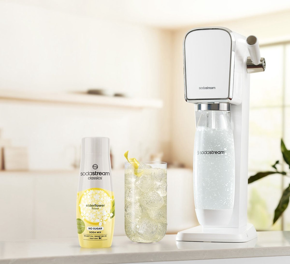 SODASTREAM Sirop Classics Fleur de Sureau Zéro | Enrichi en vitamines ...