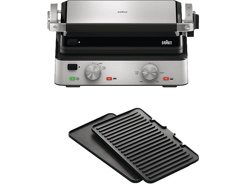 BRAUN Multigrill 7 CG 7020 Kontaktgrill silber online kaufen | MediaMarkt