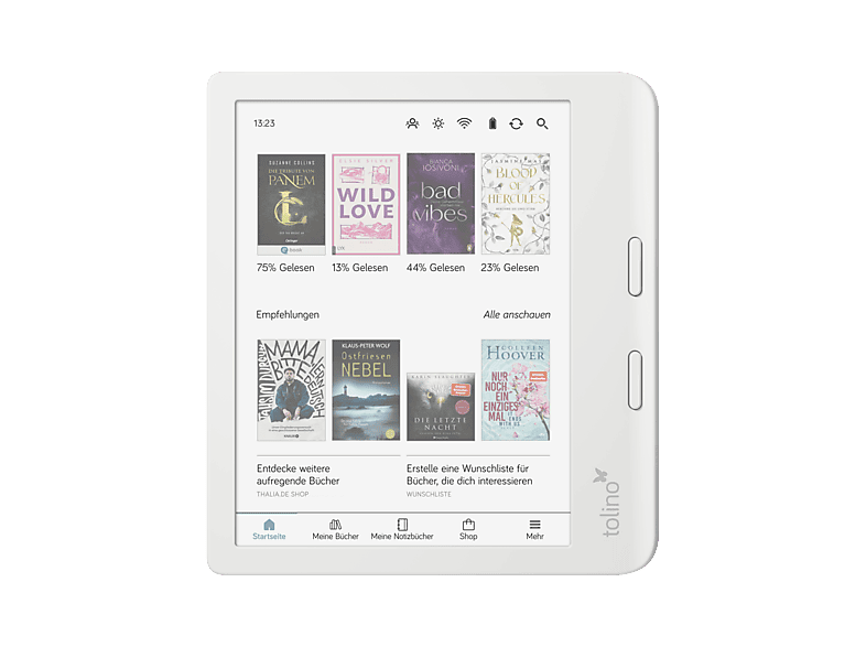 TOLINO vision color 32 GB eReader Weiß | MediaMarkt