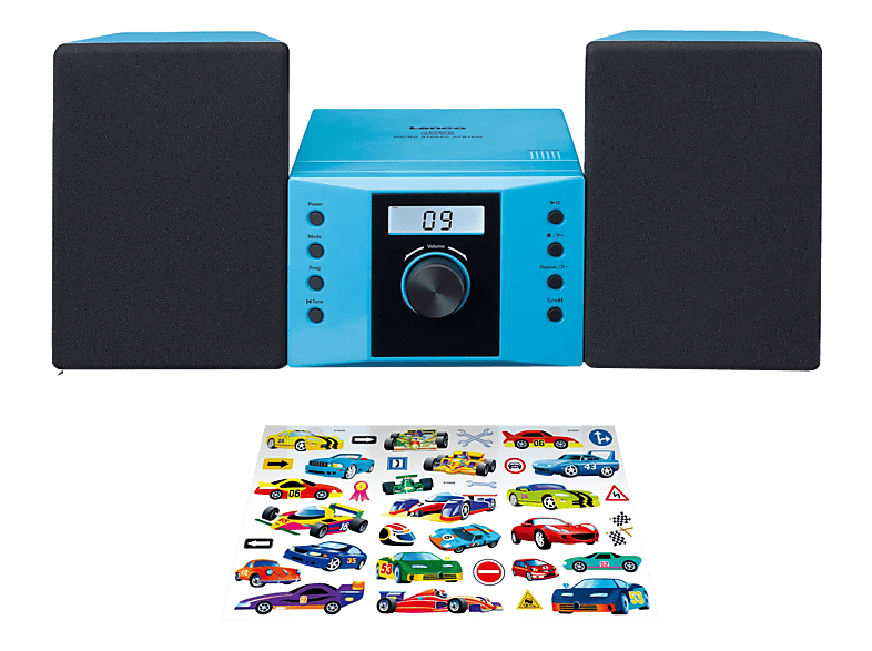 LENCO MC-013 Micro système stéréo pour enfants (Bleu) | MediaMarkt