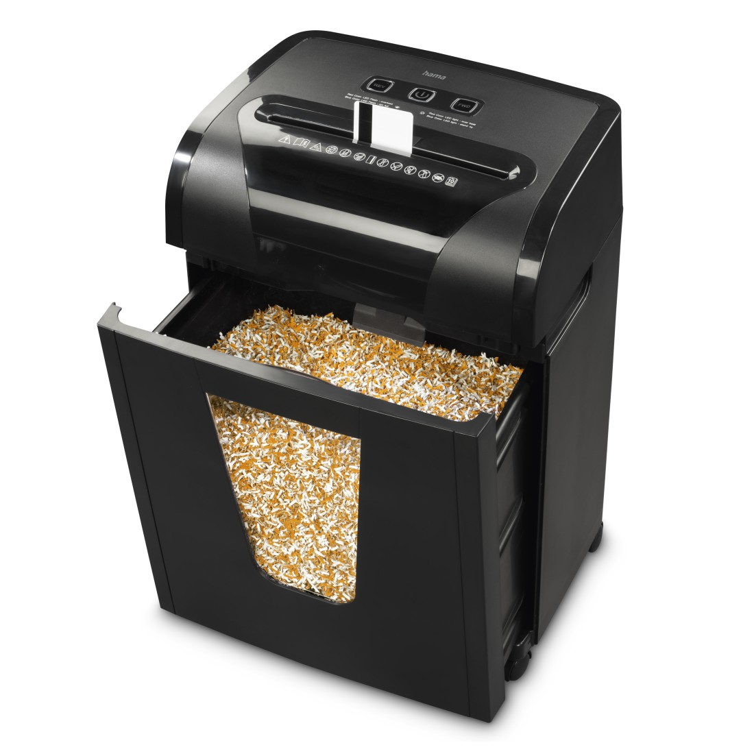 Destructora de papel | Hama 00050590, 8 Hojas DIN-A4, 20L, 380W, Clase ...