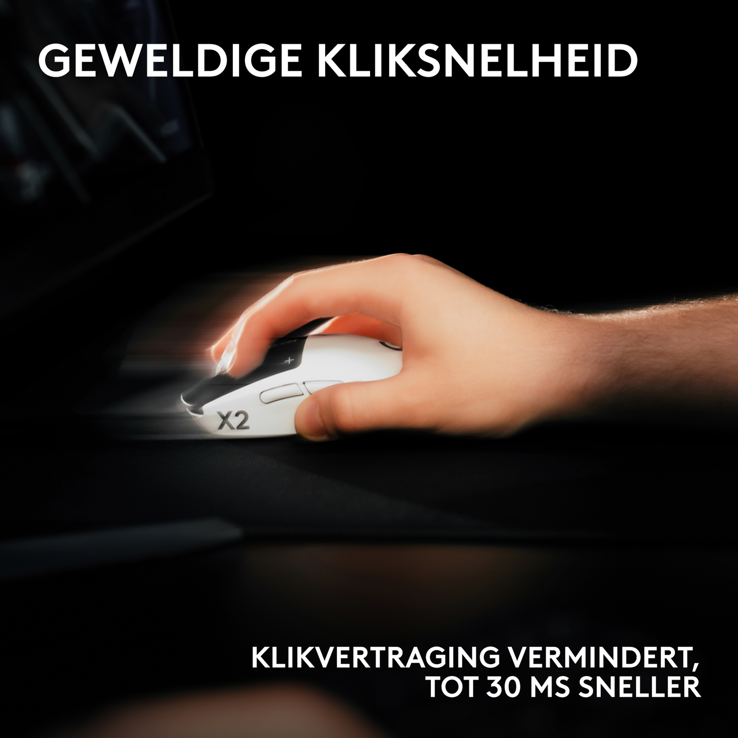 LOGITECH PRO X2 Superstrike Lightspeed Wireless Gaming Mouse