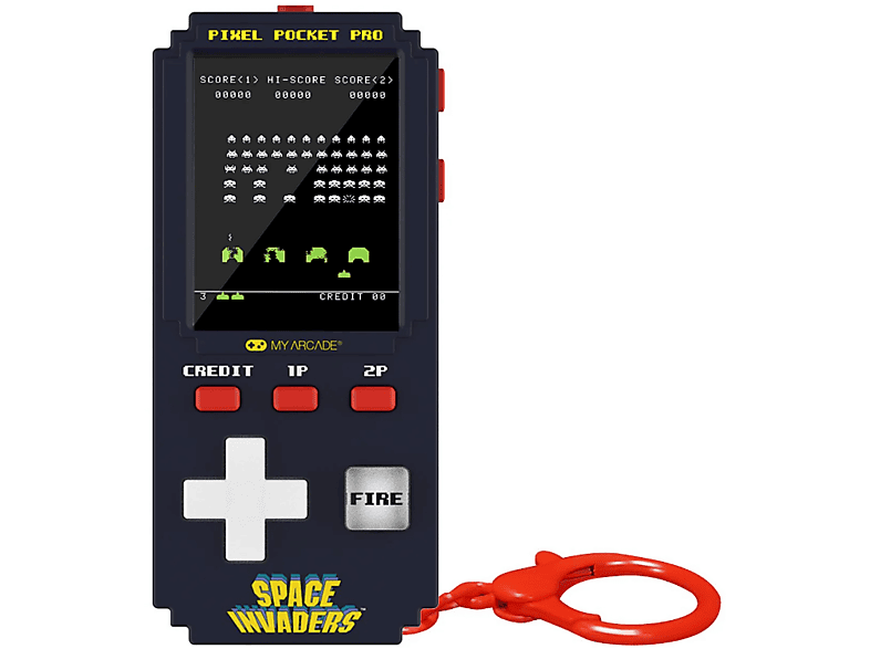 MY ARCADE Pixel Pocket Pro Space Invaders Portable Gaming System ...