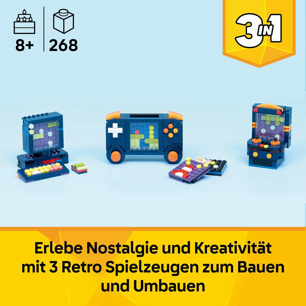 LEGO Creator 31380 Retro-Spielkonsole Bausatz, Mehrfarbig | MediaMarkt