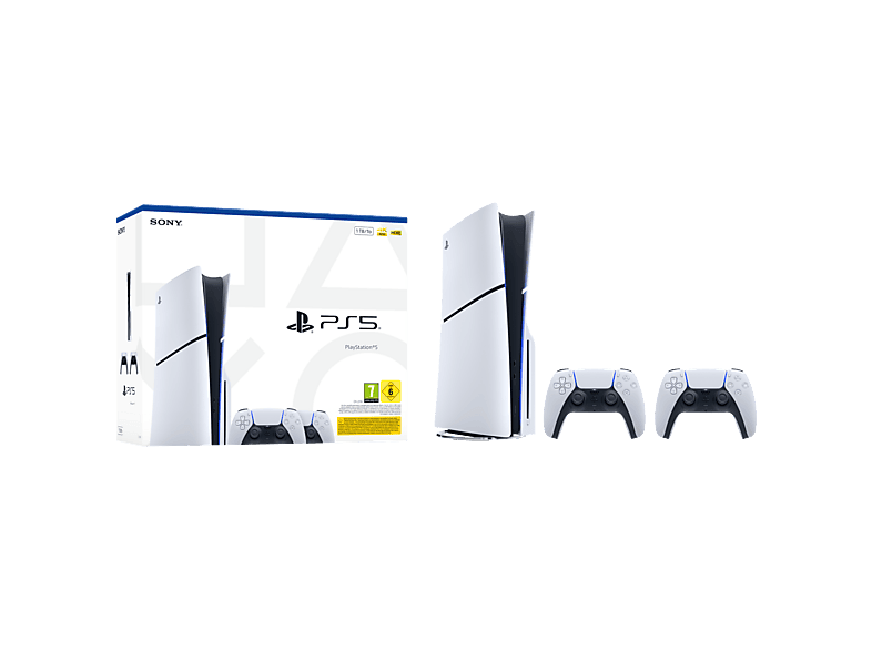 PLAYSTATION Console PS5 | 1TB – Bundel met twee DualSense draadloze ...