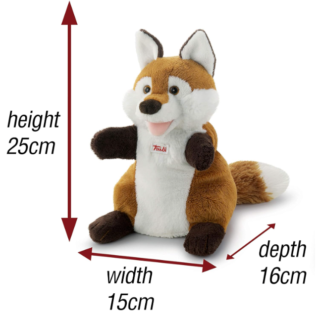 SIMBA Trudi: Handpuppe Fuchs 25cm, Größe S | MediaMarkt