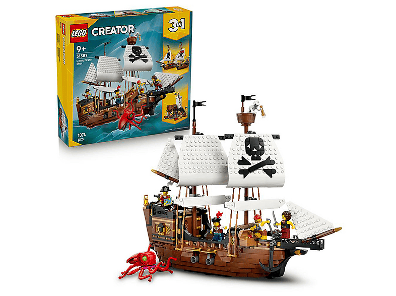 LEGO Creator 31387 Legendäres Piratenschiff Bausatz, Mehrfarbig | SATURN